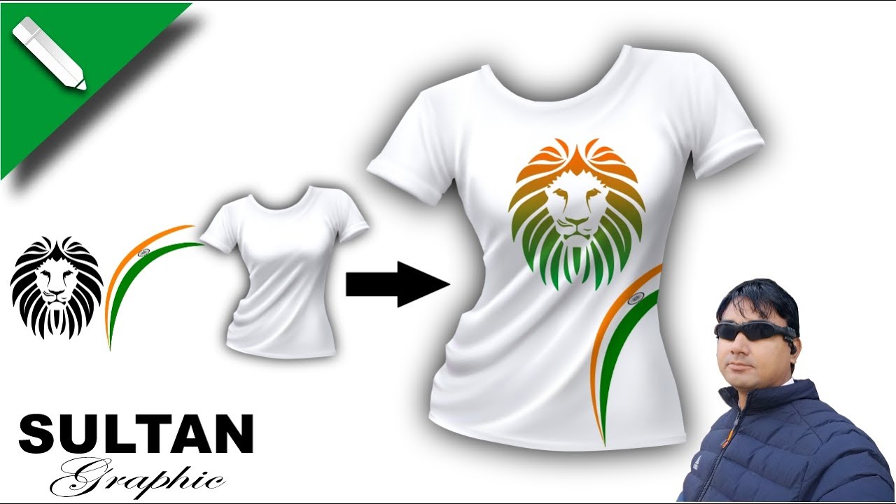 T Shirt Mockup Design in Coreldraw | Professional Mockup Design | Corel ...