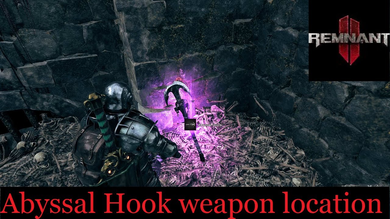 Where to find the Abyssal hook melee weapon. (Remnant 2 DLC) - YouTube