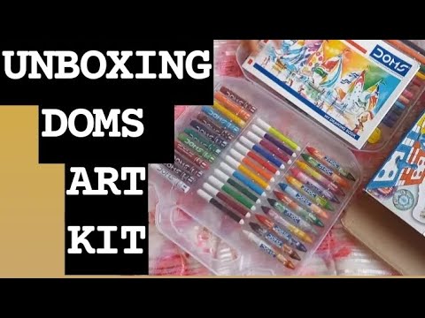 UNBOXING DOMS kit | Doms art apps next | Doms collection set | Doms ...