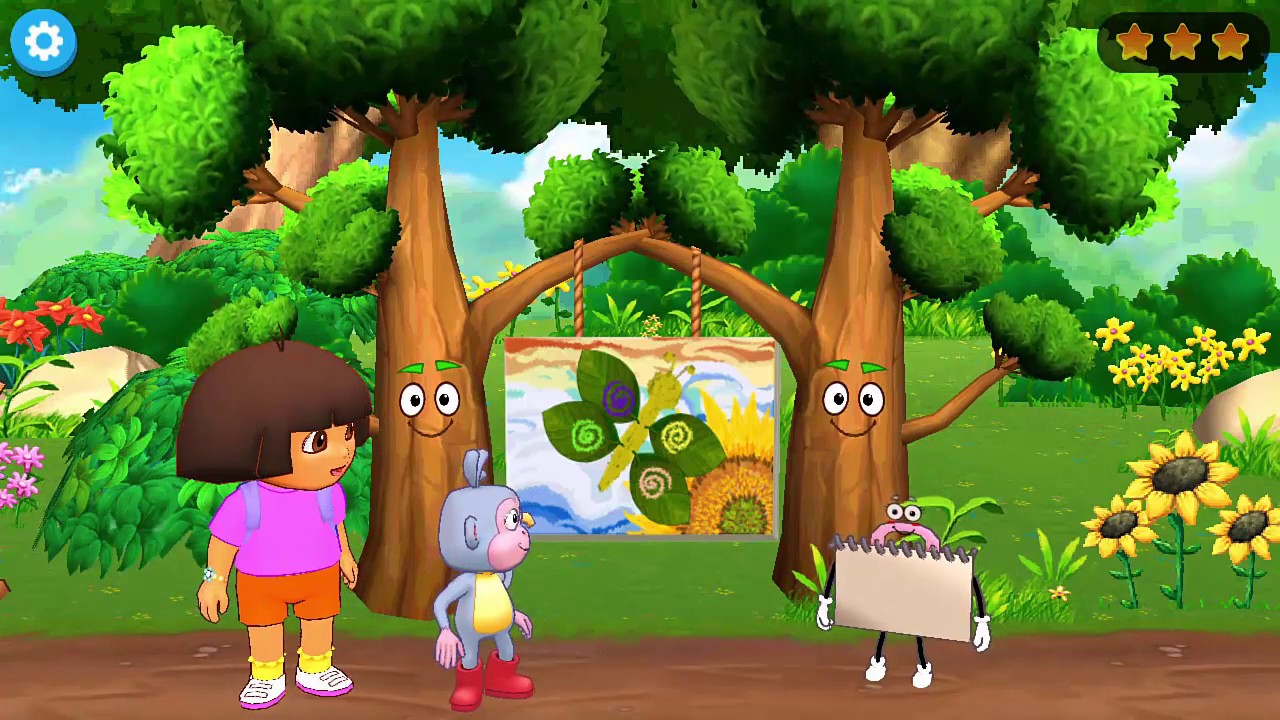 Learn with Dora Music And Art Music And Art Happy Sketchbook Cartoon ...