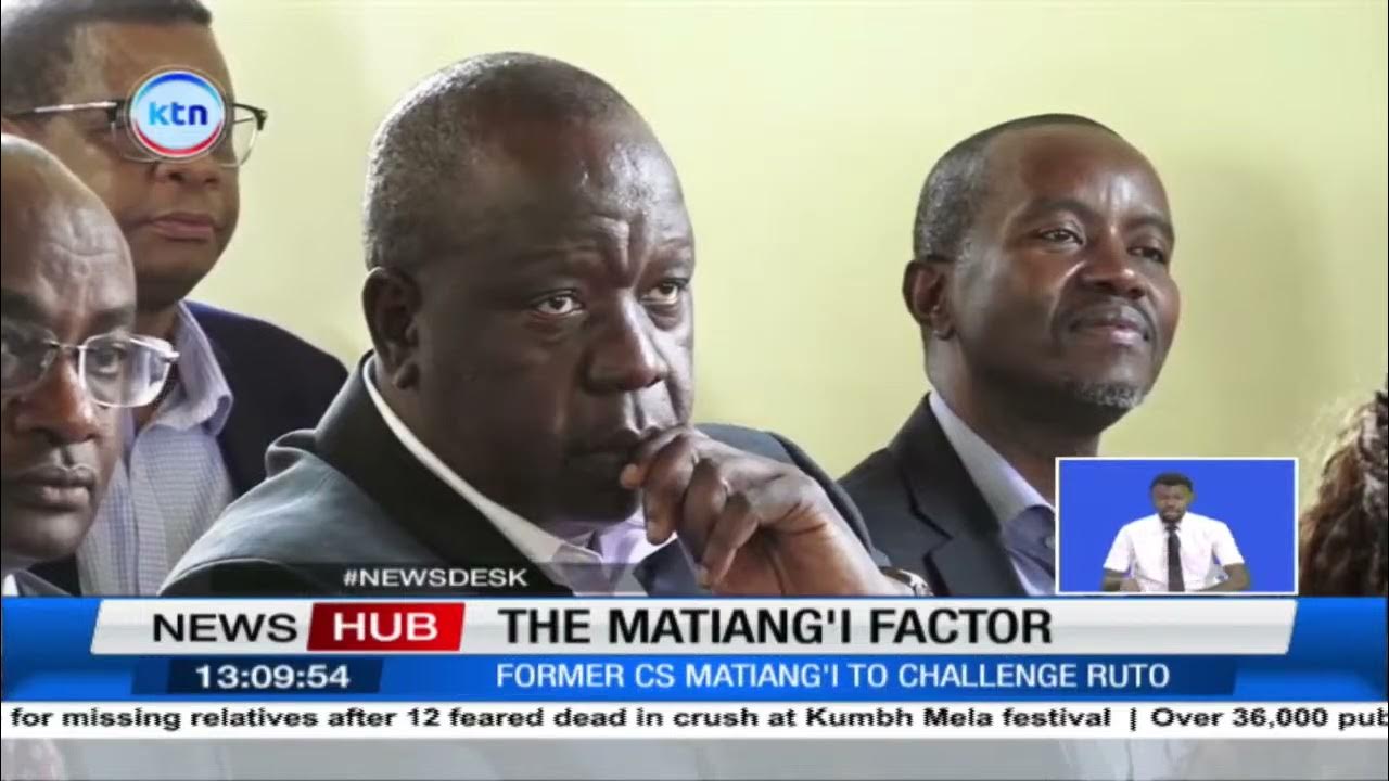 Jubilee party endorse Fred Matiang'i to take on Ruto in 2027 presidential polls - YouTube