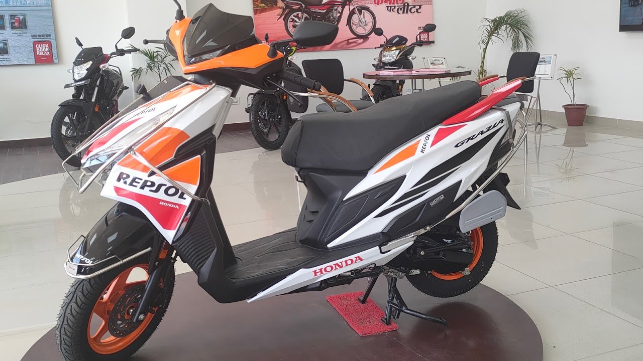 Honda Grazia Repsol Edition | Explained Features, Design, Technical ...