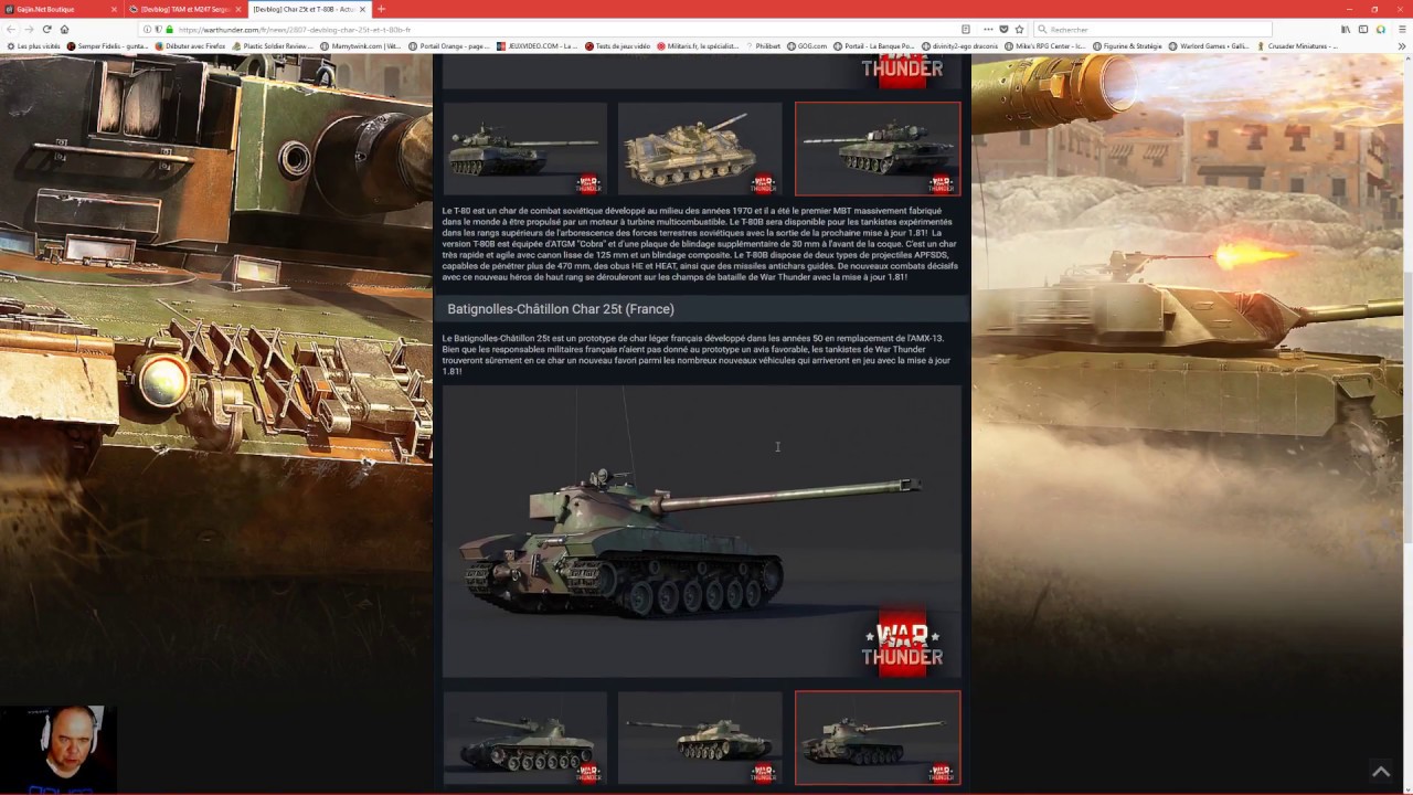 War Thunder : Bientôt en jeu (Bat. Chat scout T4 en vue) - YouTube