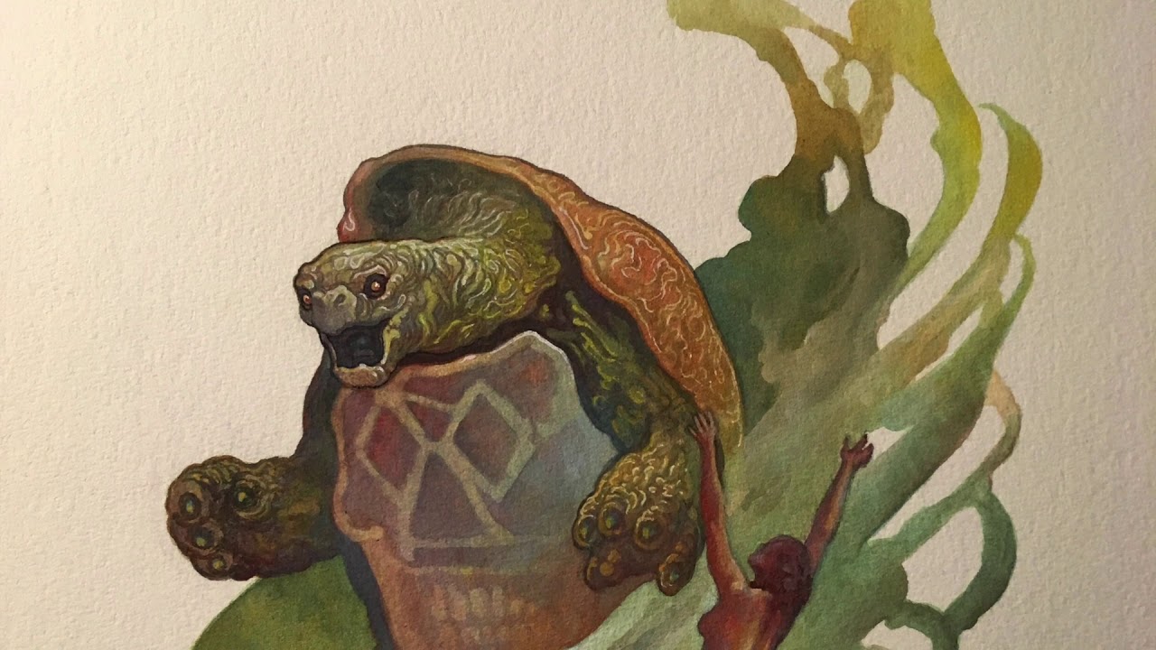 SHANTH ENJETI ART • PROCESS • Gel Pens & Gouache/Watercolor - YouTube