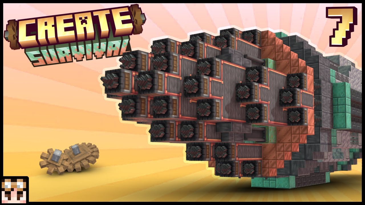 Drilling The Nether | Minecraft Create Mod - YouTube