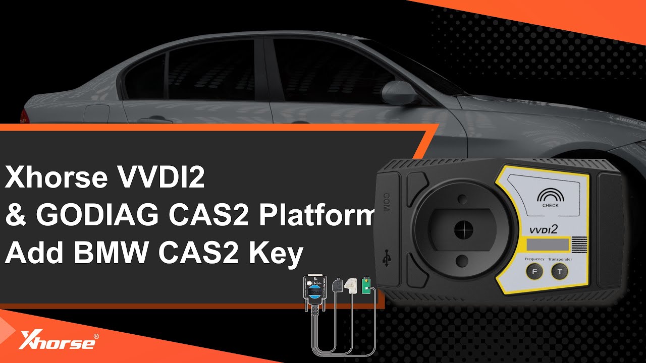 VVDI2 Add BMW CAS2 Key with GODIAG BMW CAS Adapter - YouTube