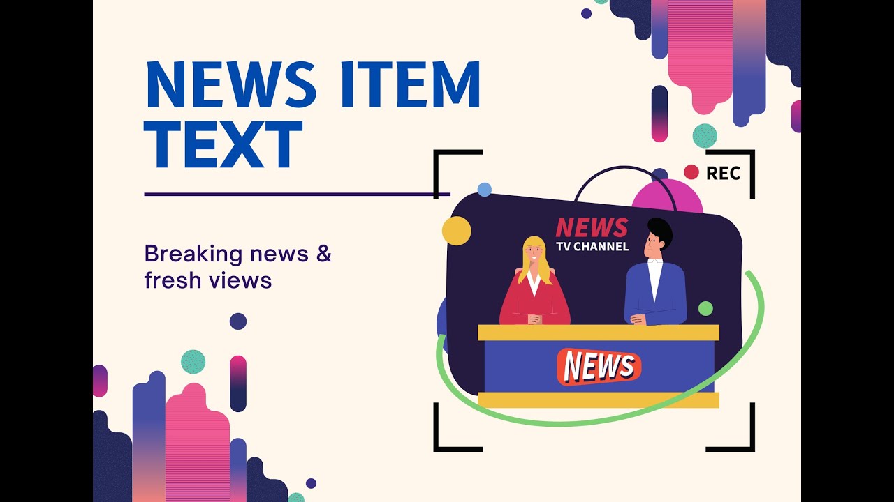 NEWS ITEM TEXT - YouTube