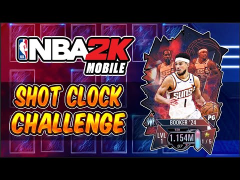 DEVIN BOOKER SHOT CLOCK CHALLENGE!! | NBA 2K Mobile S7 Shot Clock Challenge - YouTube