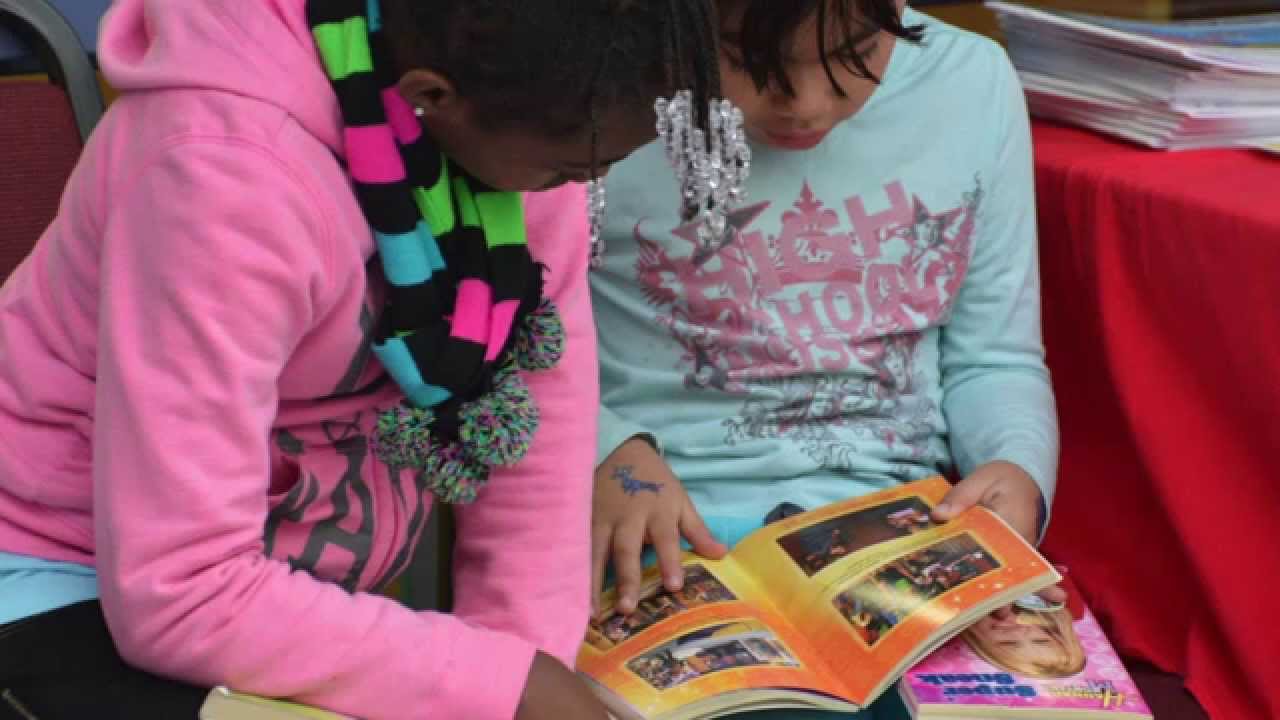 Arlington Bookshelf at Drew Model School - YouTube