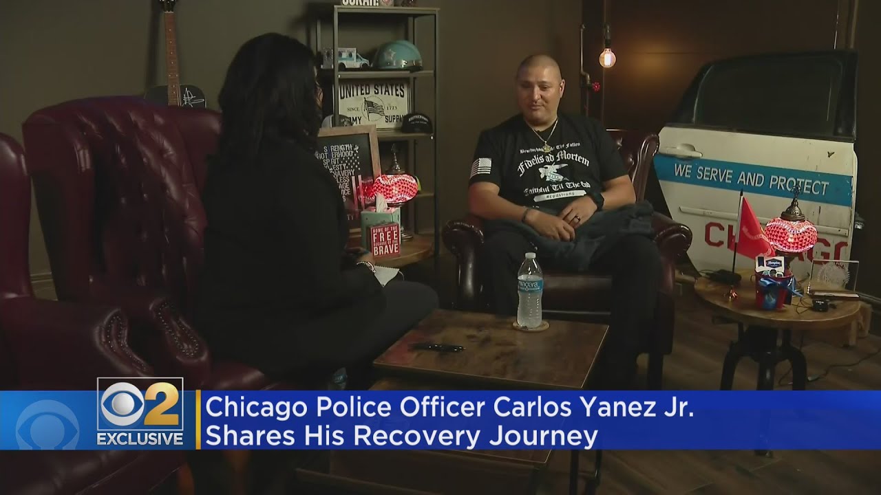 Officer Carlos Yanez Jr. talks about recovery journey; Chicago org ...
