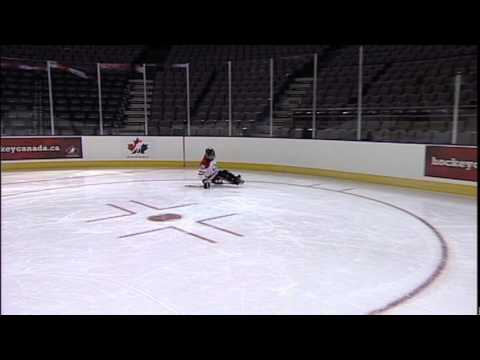 Sledge Hockey Skills - Basic Turning - YouTube