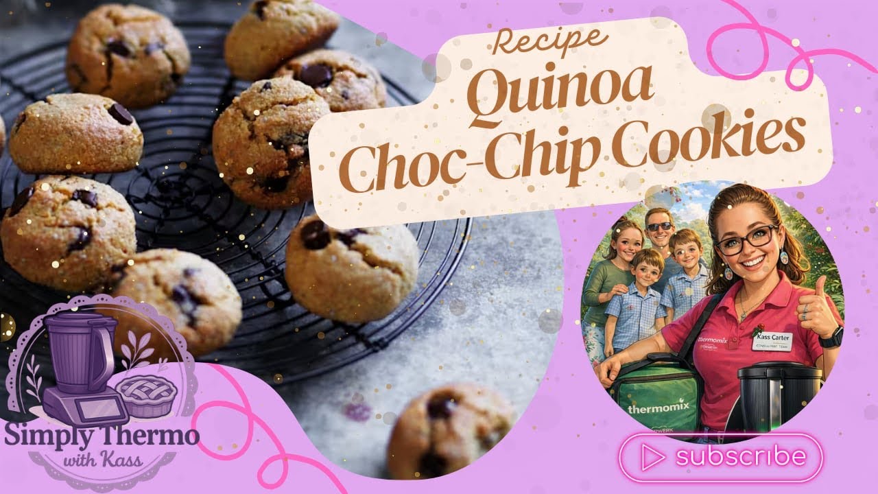 Quinoa Choc-Chip Biscuits 🍫 | Easy Thermomix Cookie Recipe - YouTube