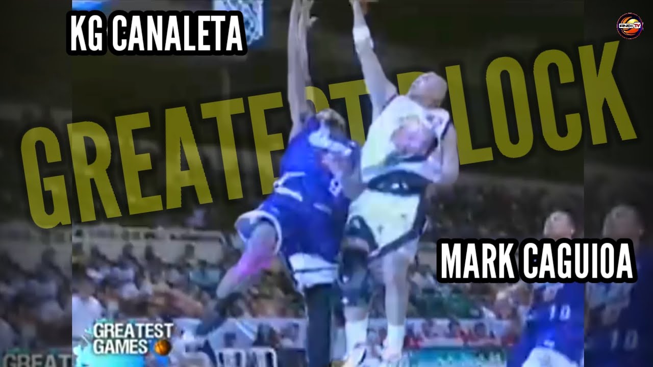 When KG Canaleta BLOCK the King Mark Caguioa - YouTube