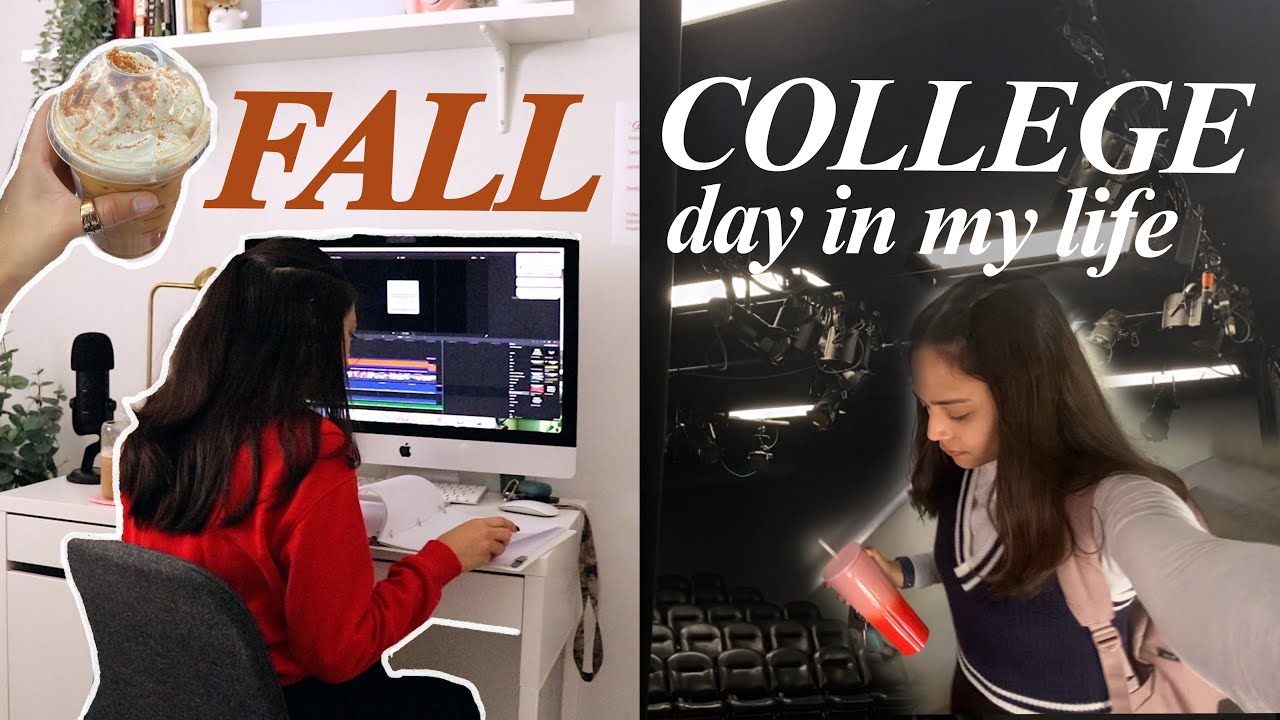 COZY FALL COLLEGE DAY IN MY LIFE as a THEATRE student - YouTube