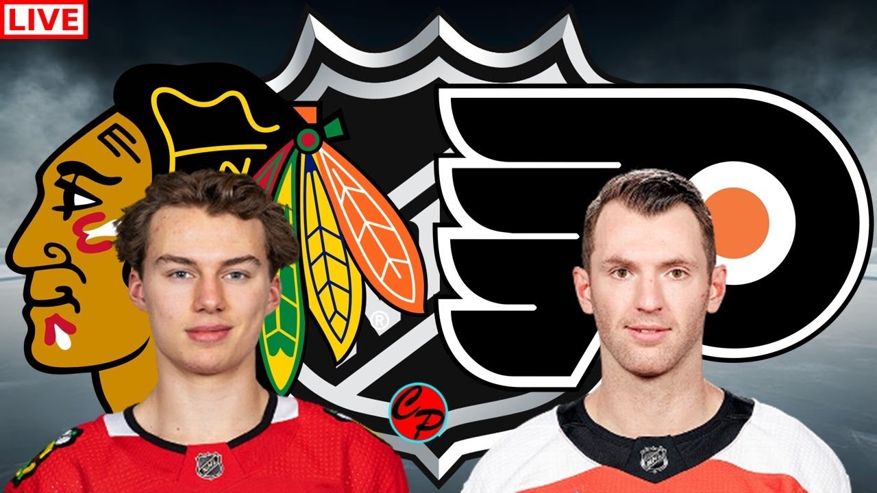 BLACKHAWKS vs FLYERS NHL HOCKEY LIVE GAME CAST & CHAT - YouTube