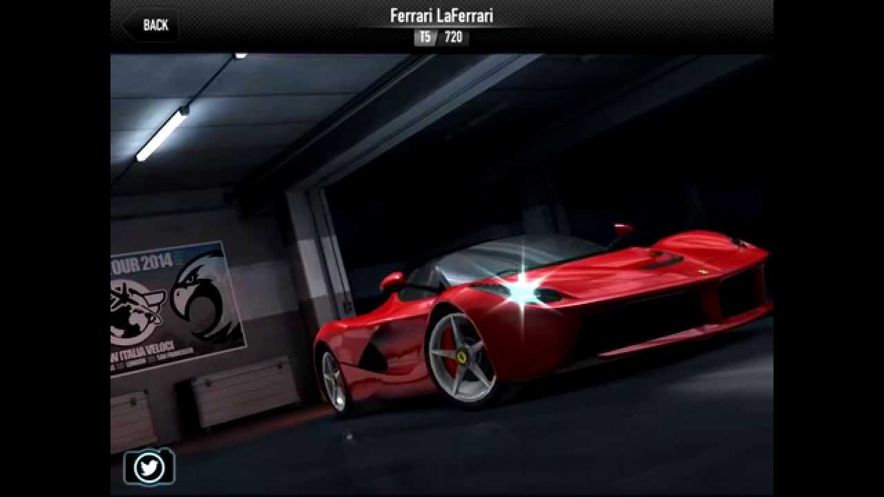 CSR Racing : The best of T5 car is Ferrari LaFerrari. - YouTube
