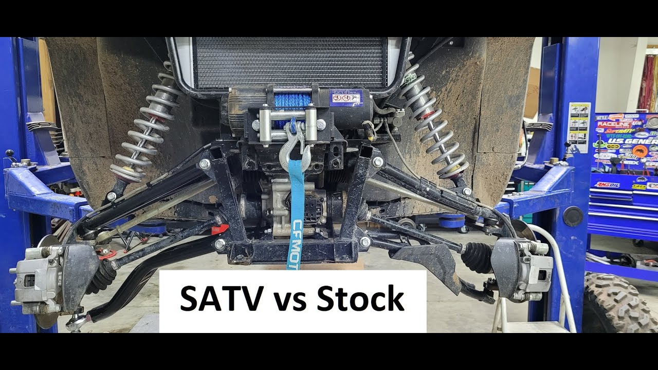 Why you want to upgrade your control arms with Super ATV arms! - YouTube