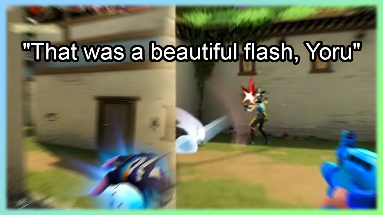 "That was a beautiful flash, Yoru" | Valorant - YouTube