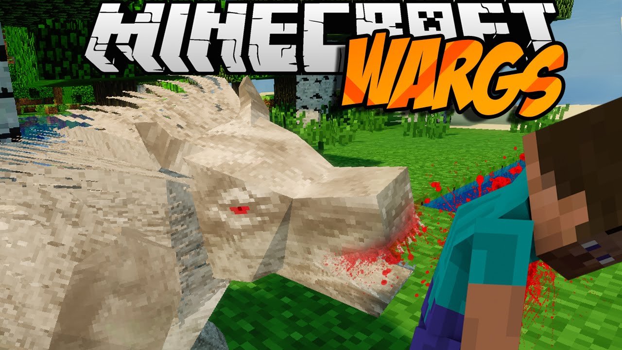 Minecraft mody! PRZERAŻAJĄCE POTWORY! | WARGS MOD - YouTube