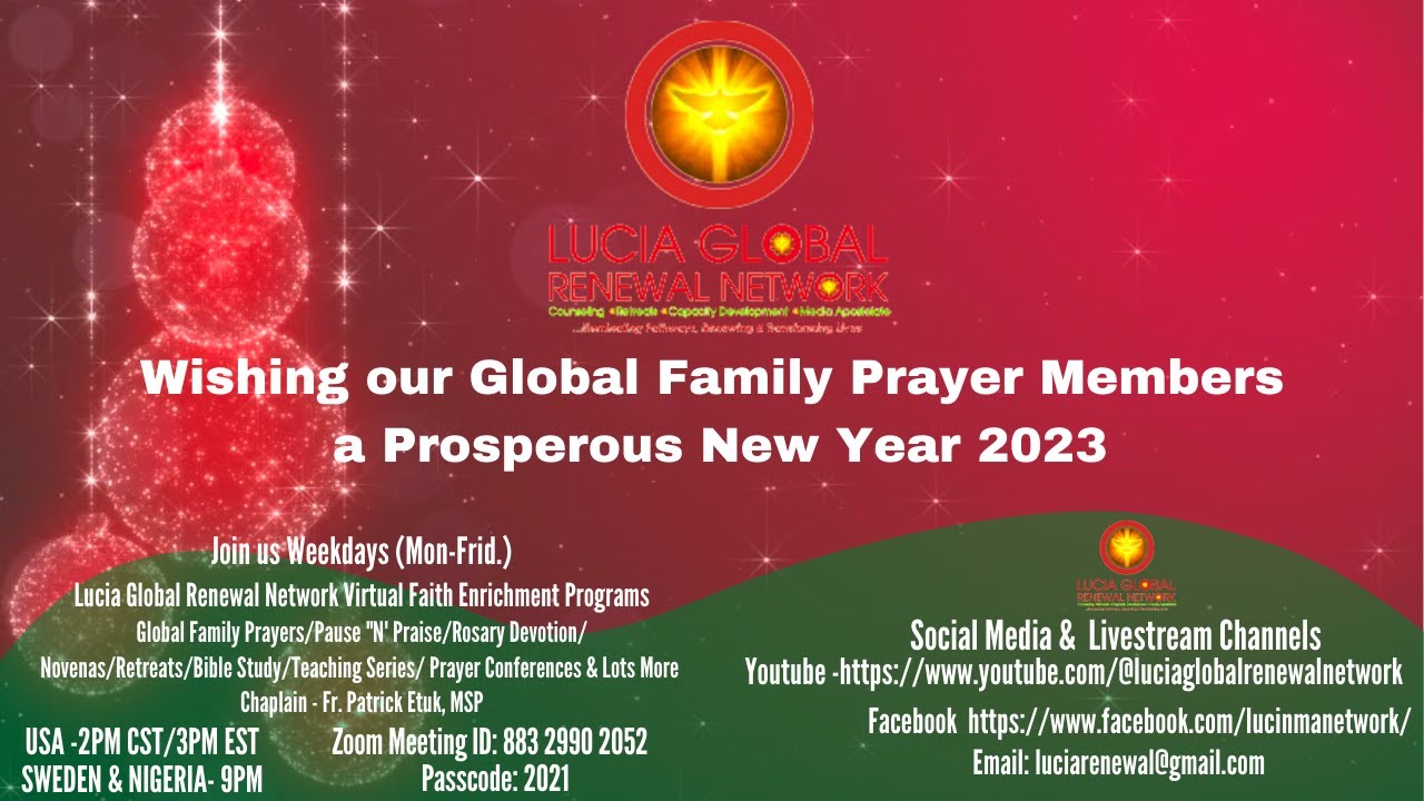 Lucia Renewal End of Year Thank God Praise Jam led by Dr. Princess ...