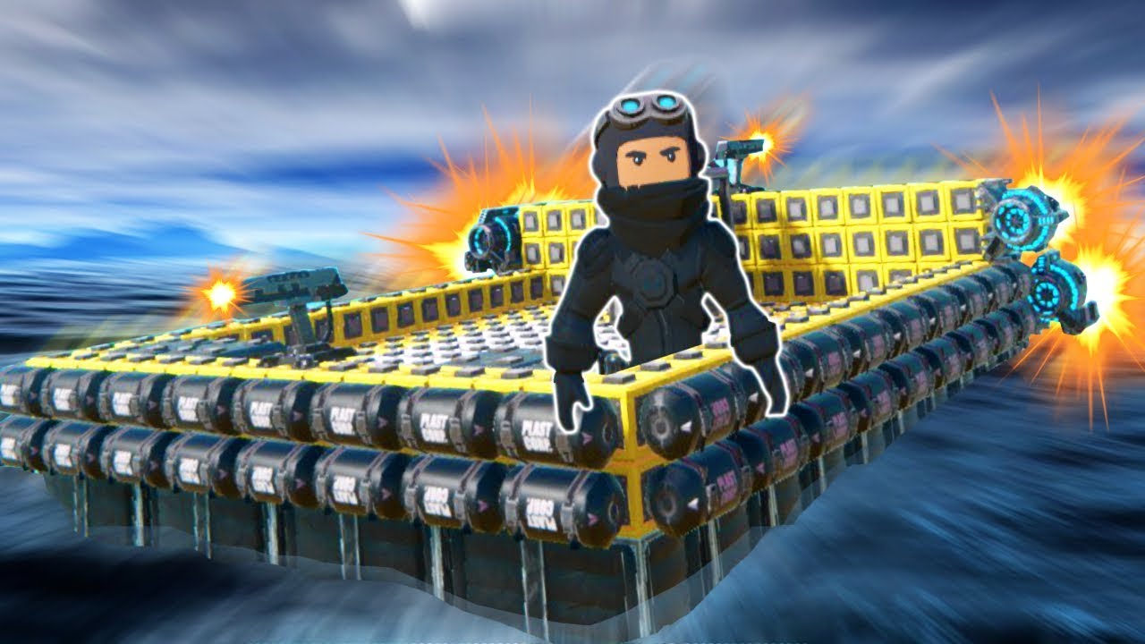 SHIP BATTLE AT SEA DISASTER! - Trailmakers Gameplay Roleplay - Battle ...