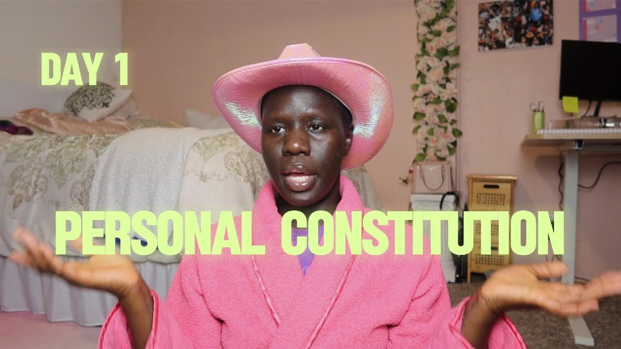 Why YOU Need a Personal Constitution | Day 1 - YouTube