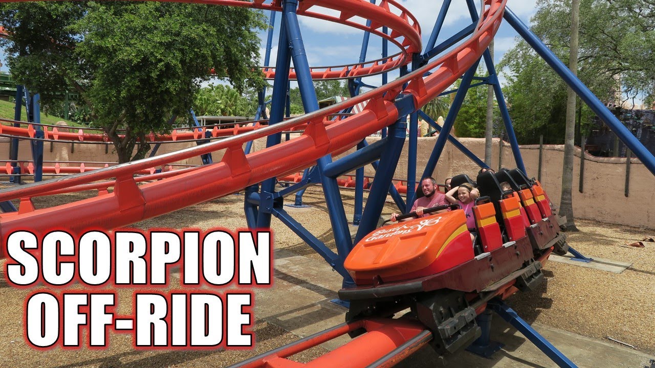 Scorpion Off-Ride Footage, Busch Gardens Tampa Schwarzkopf Looping ...