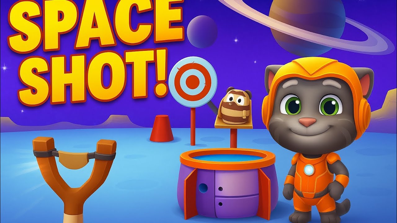 Tom’s Space Mission in My Talking Tom Hero 2 | Perfect Shot - YouTube