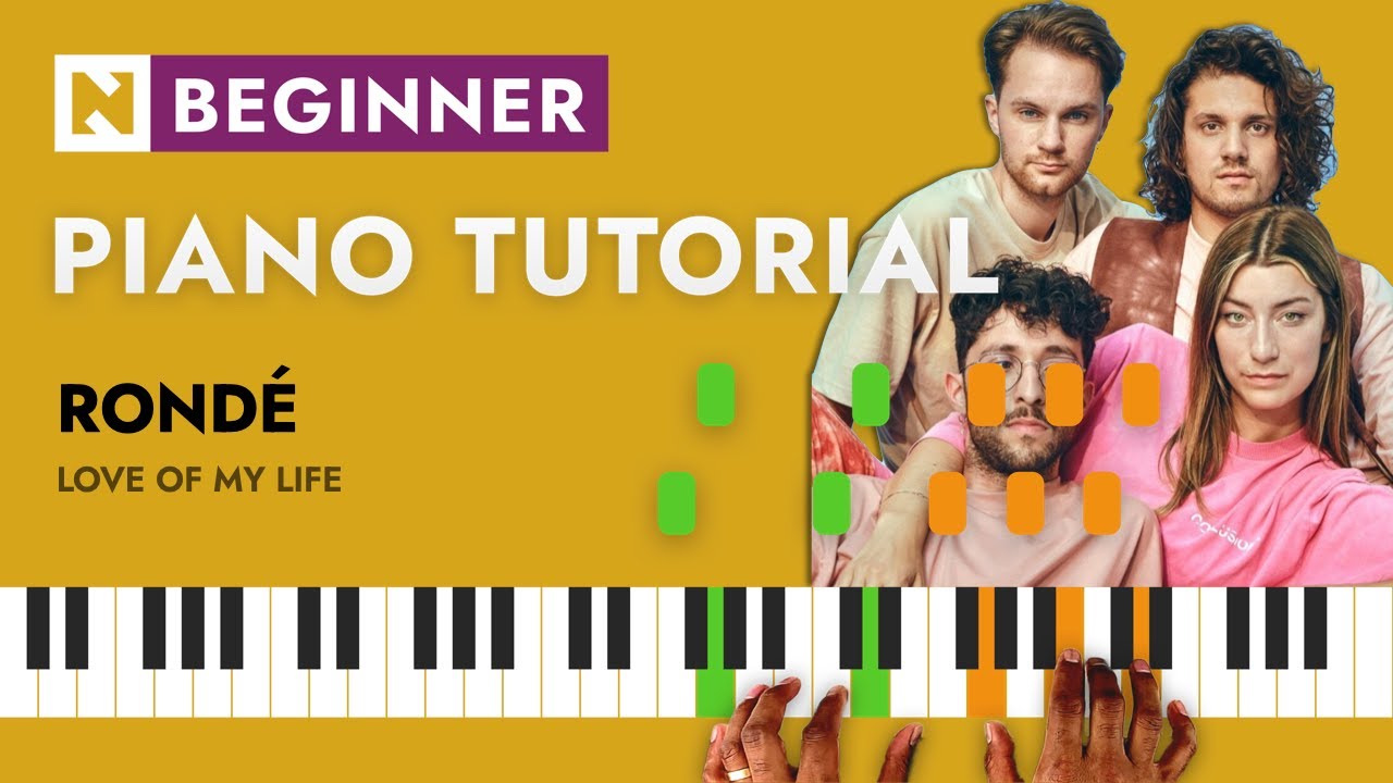 Rondé - Love of my life 1.4.2 | PIANO TUTORIAL - YouTube