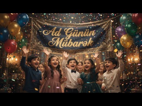 Ad Günün Mübarək Mahnısı 🎉 | Uşaqlar üçün doğum günü mahnısı | Happy Birthday Song