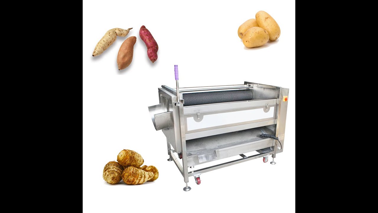 Medium Root Vegetable Washer Peeler - YouTube