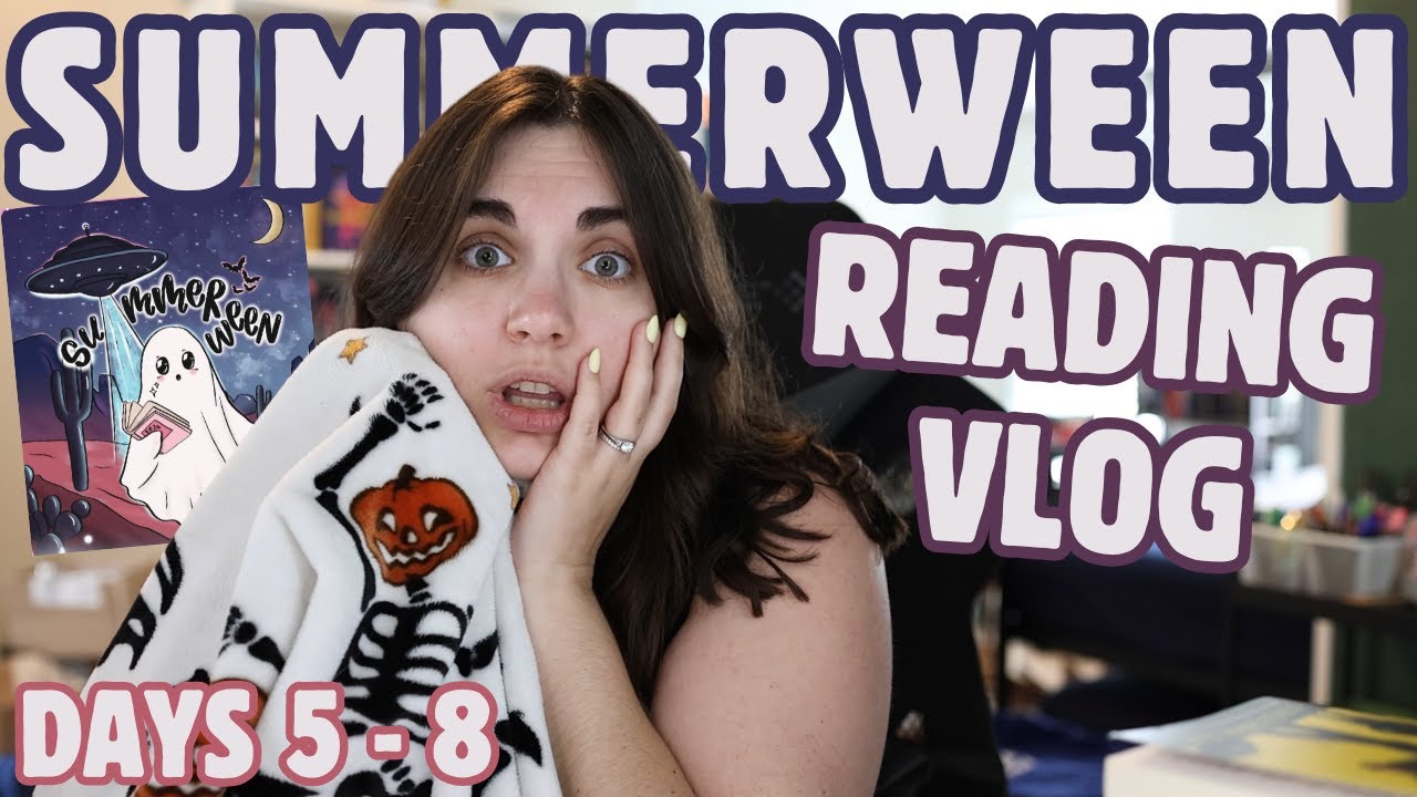 summerween reading vlog ☀️👻 days 5-8 of summerween - YouTube