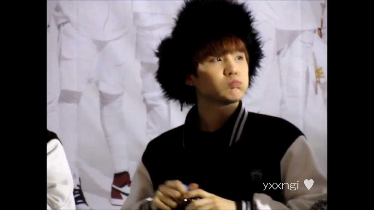 131118 방탄소년단 BTS fansign 여의도 SUGA focus - YouTube