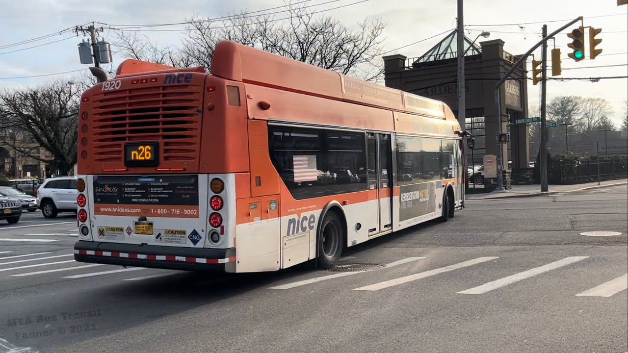 NICE Bus: 2015 New Flyer XN40 1920 n26 - YouTube