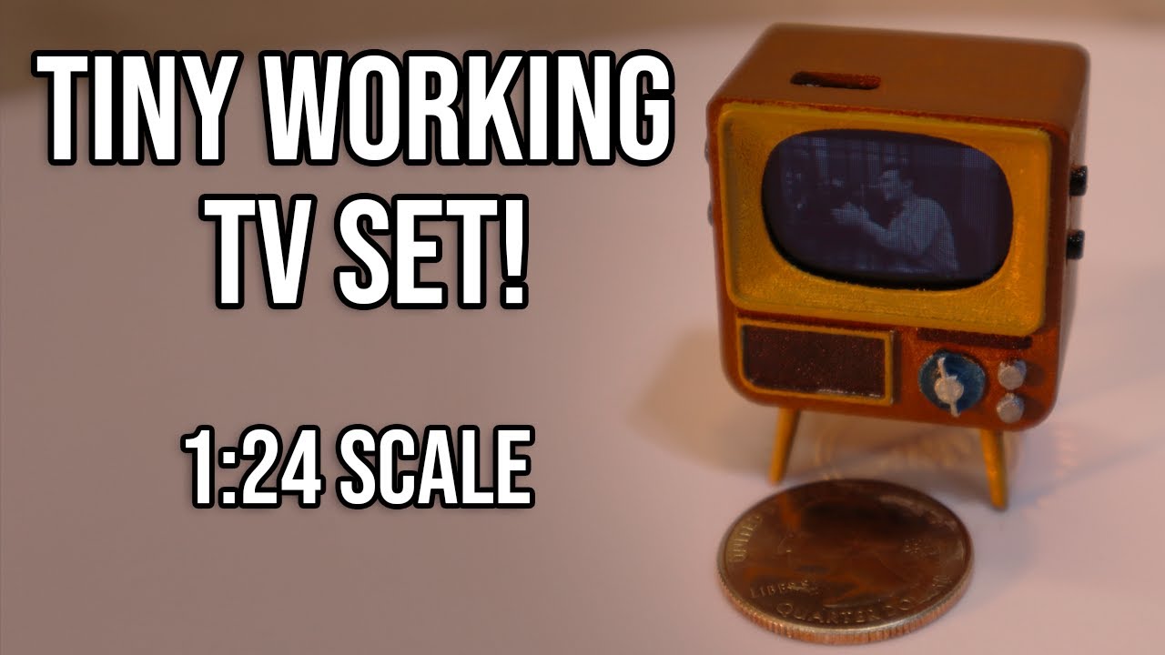 Building a Tiny working TV - YouTube