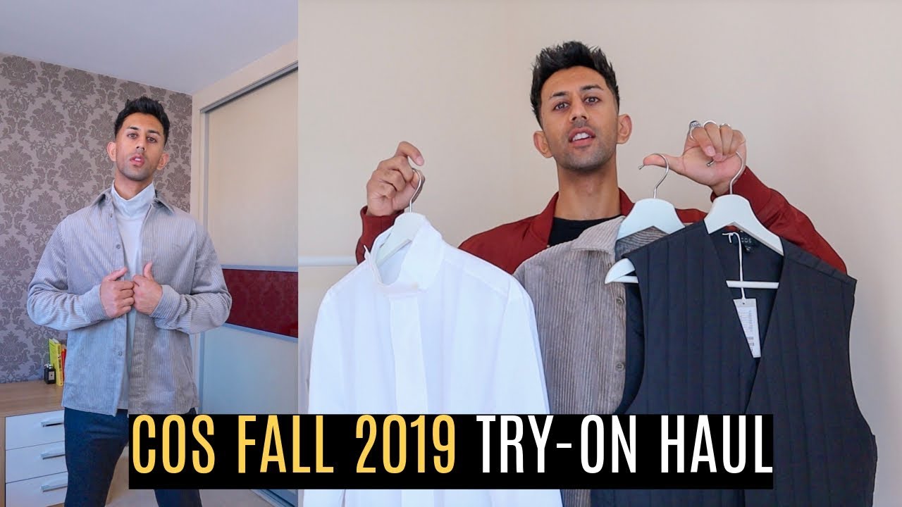 COS Try On Haul | Men’s Fall Autumn Fashion - YouTube