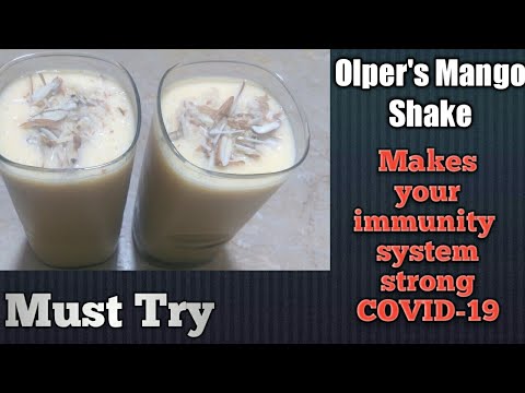 Mango Shake | Olper's Mango Milk Shake resturant style recipe by Daily ...