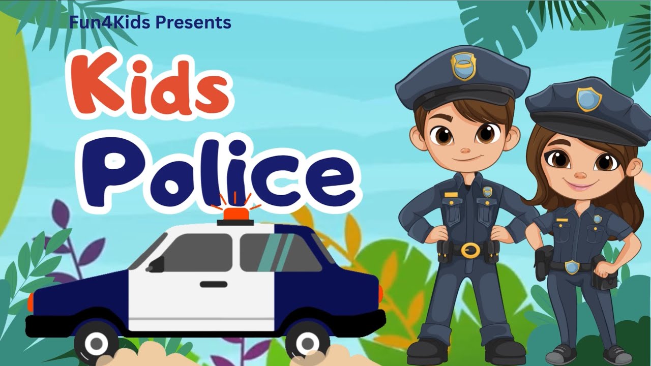 🚓🎶 Kids Police Song | Fun & Catchy Safety Song for Kids 👮‍♂️ #kidsvideo ...