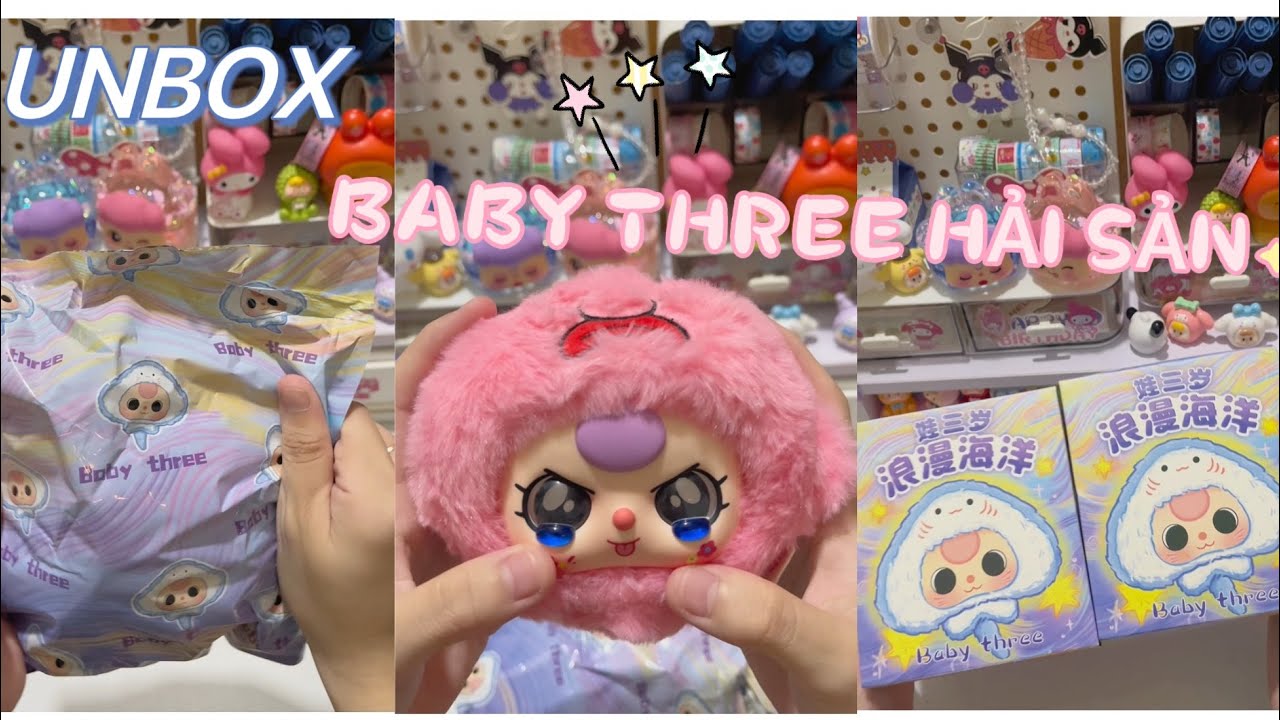 📦Unboxing Baby Three Hải Sản | Baby Three đang siu hot hit gần đây😍😍 ...