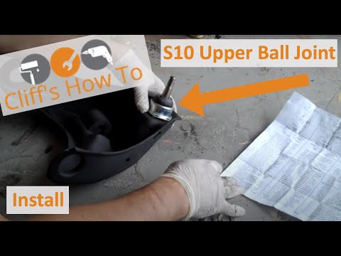 S10 Upper Ball Joint Install - YouTube
