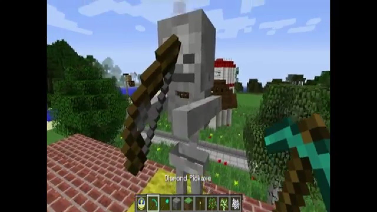Minecraft: Random Skeleton In Peaceful Mode (Entity Glitch, Fixed With ...