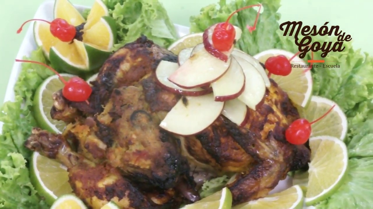 Esta es la receta de un pollo navideño relleno para sus fiestas - YouTube