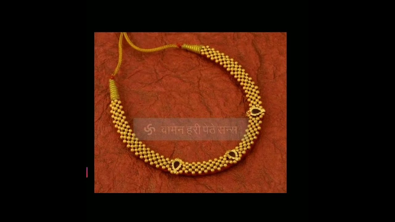 Gold thusi necklace design ideas | kolhapuri thushi designs ...
