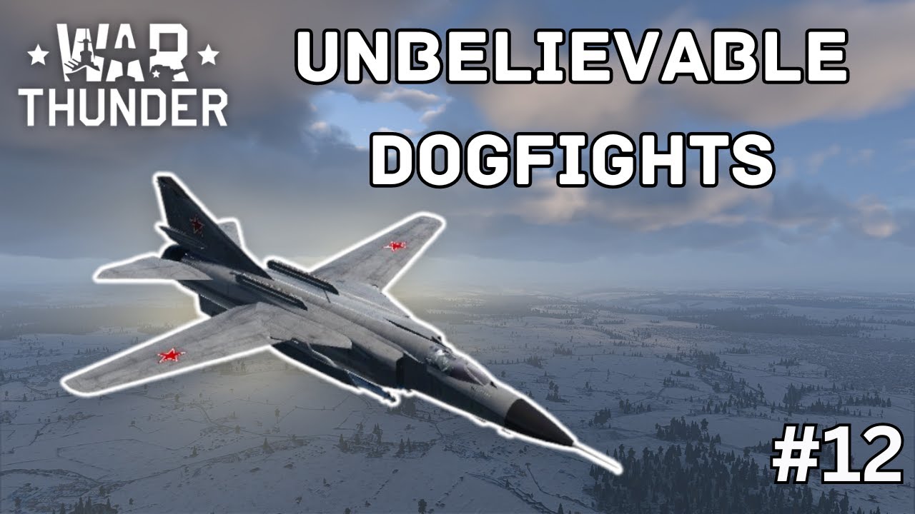 7 Minutes of Insane Dogfight Gameplay | WarThunder MIG23ML Premium ...