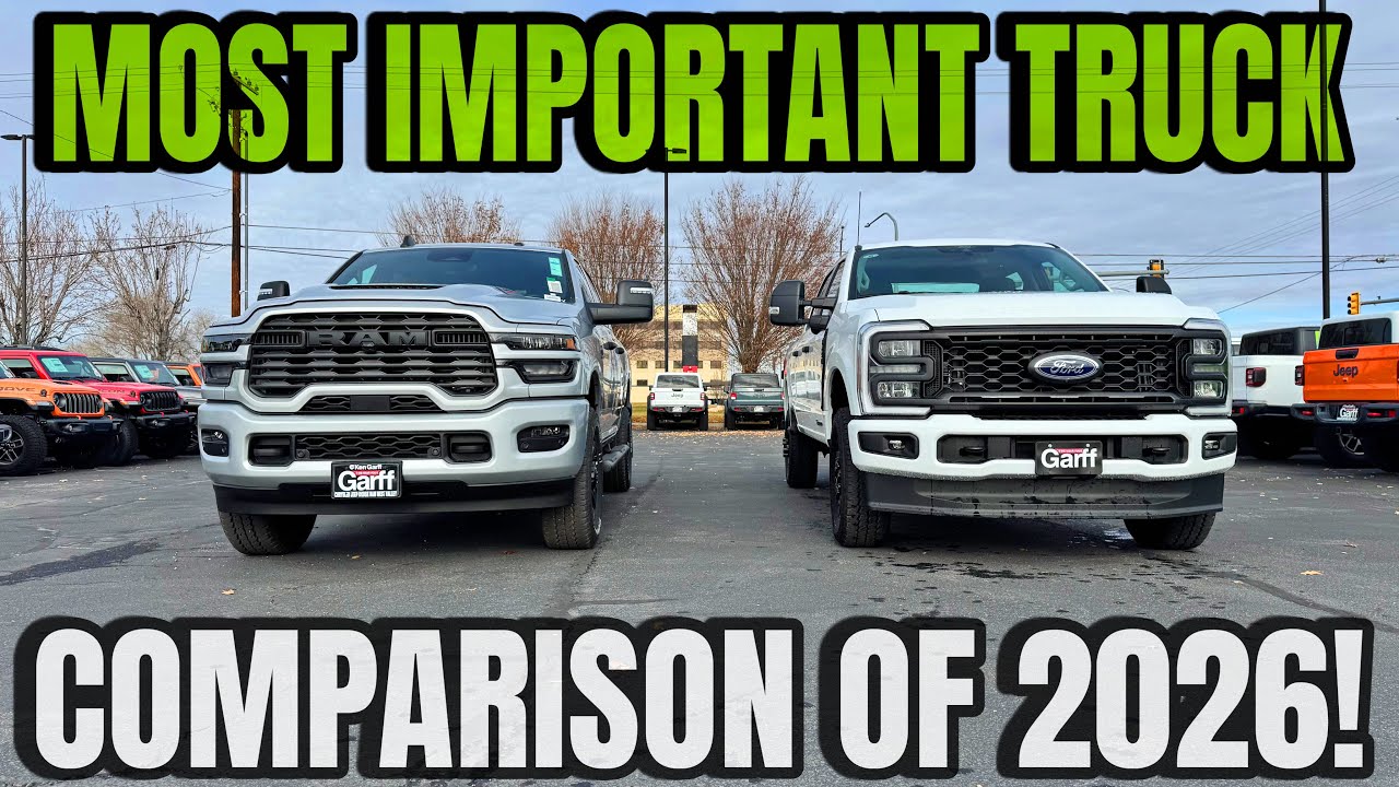 2026 Ford F250 STX VS RAM 2500 Black Express: The New Middle Class ...