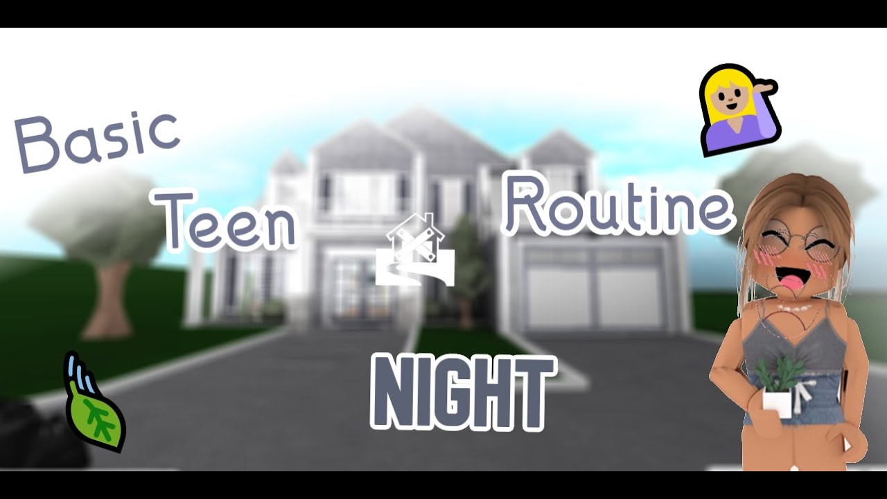 Basic teen's night routine - YouTube
