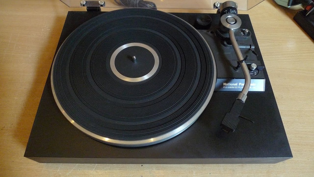 National Panasonic SL-18 Turntable - Just some testing... - YouTube