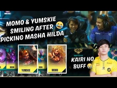 YUMSKIE AND MOMO SMILING IN THIS HERO PICK | DID NOT LET KAIRI PLAY 😮 ...