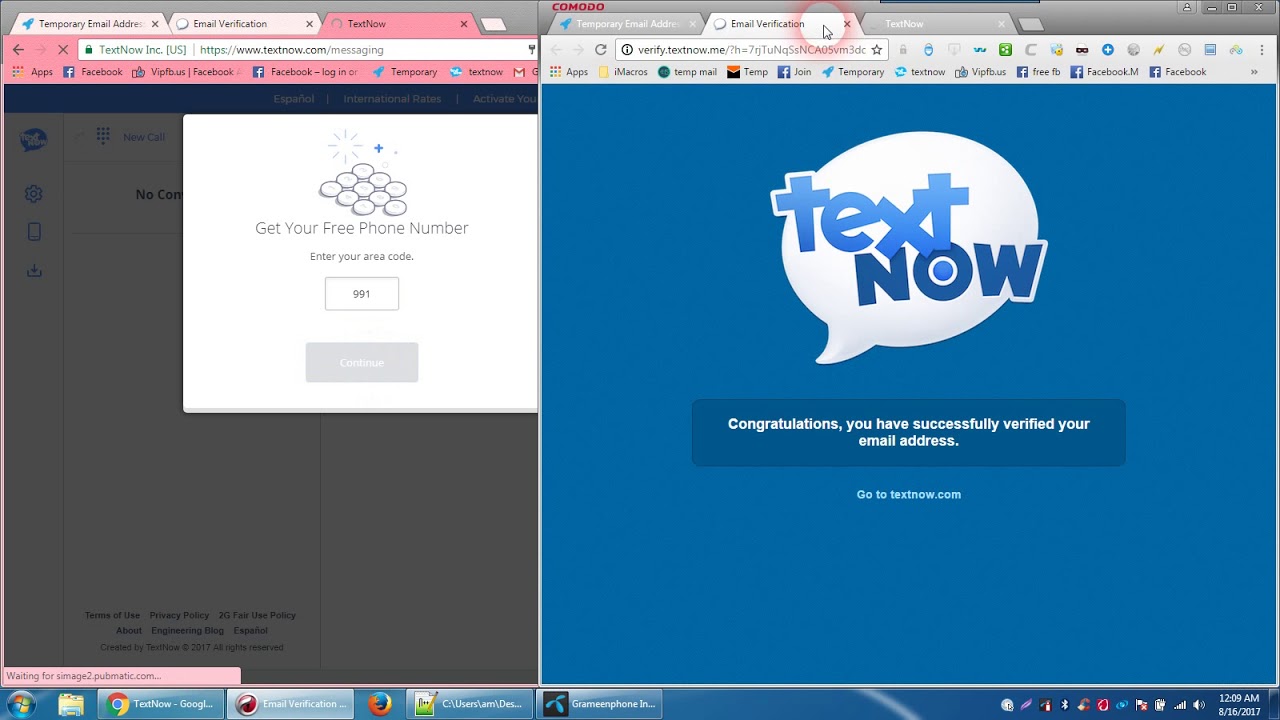 how to textnow account create easy way - YouTube