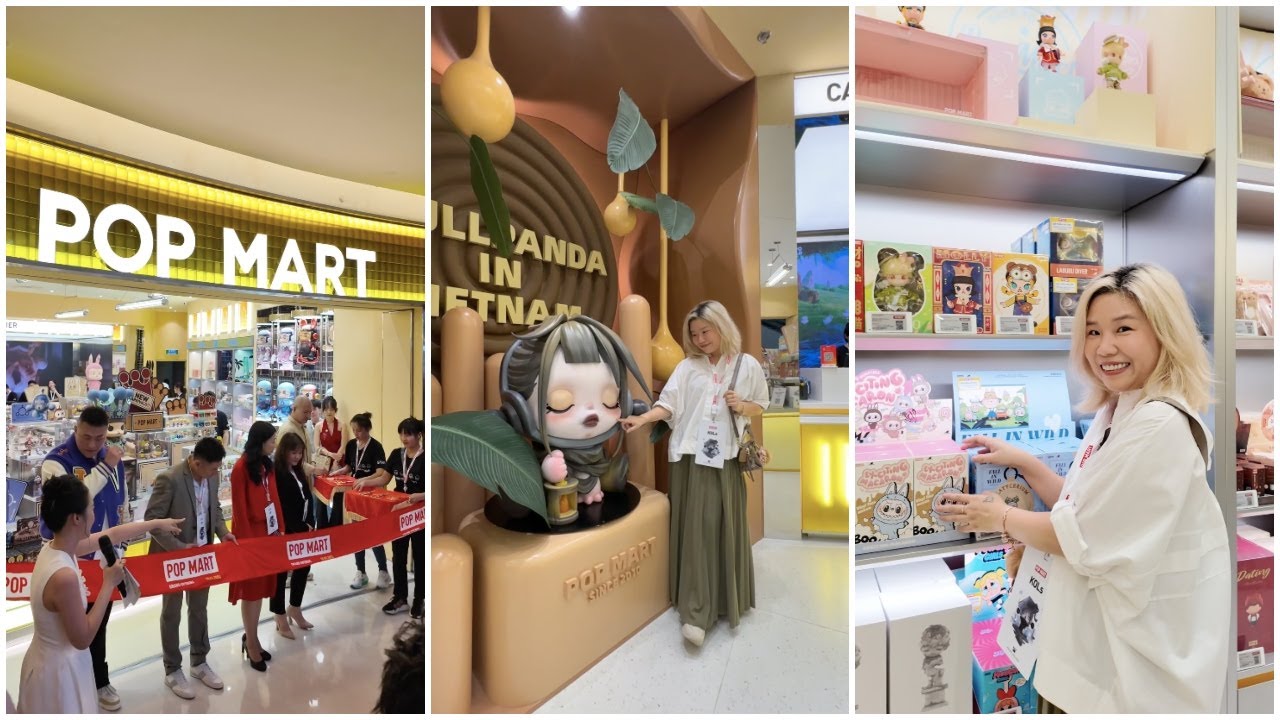 Khai trương cửa hàng Pop Mart tại Cresent Mall| Châu Muối - YouTube
